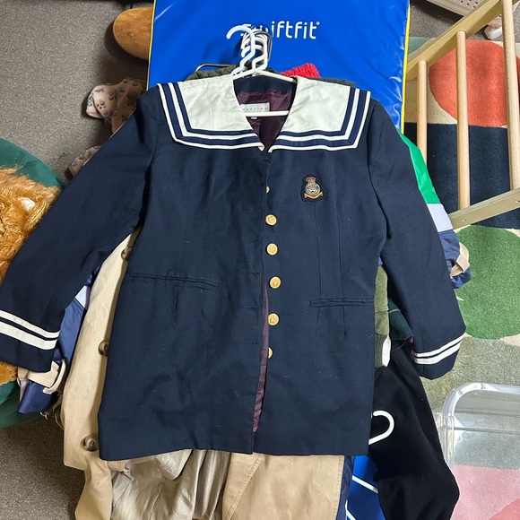 Vertigo Paris | Jackets & Coats | Vintage Navy Blue Sailor Jacket ...